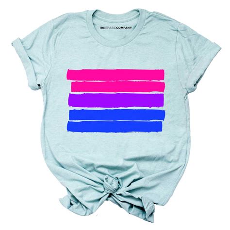 Bisexual Flag T Shirt The Spark Company