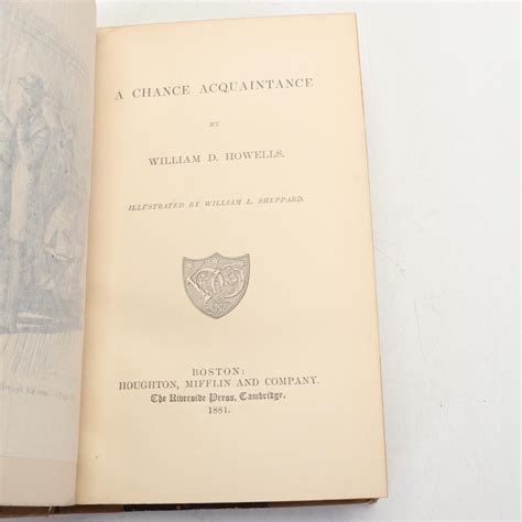 The Complete Works Of William D Howells Four Volume Set 1881 Ebth
