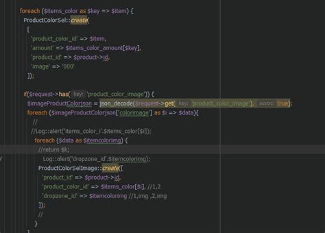 laravel array insert database with foreach loop in laravel images