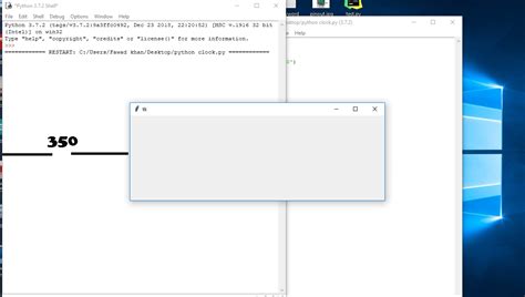 tkinter python clock designing tutorial for beginners
