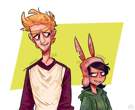 Older Logan And Louise Bobs Burgers Bobs Burgers Louise Burger Cartoon