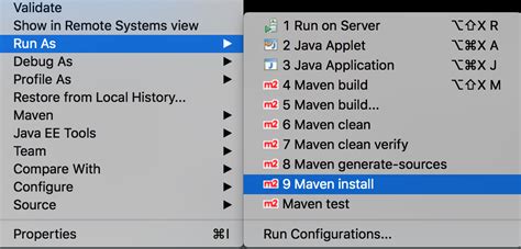 eclipse java maven project building with clean install
