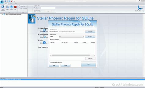 how to crack stellar phoenix repair for sqlite