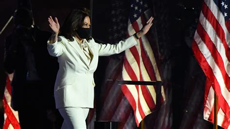 Kamala Harris Gives First Speech As Vice President Elect