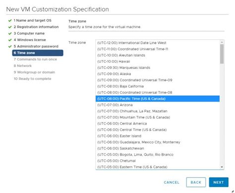 what is vmware vm customization specification and how to use it esx