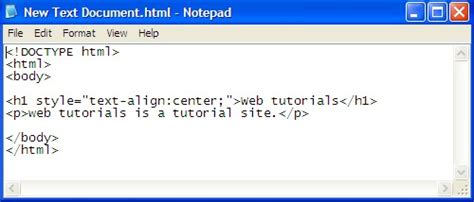 how to learn html style text alignment web tutorials