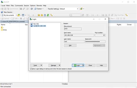 Linux Network File Transfer Using Rcp Scp And Using Winscp To