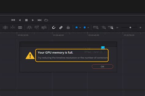 your gpu memory is full in davinci resolve [fixed]