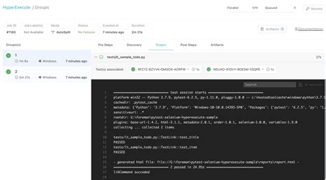 github lambdatest pytest selenium hyperexecute sample demonstration