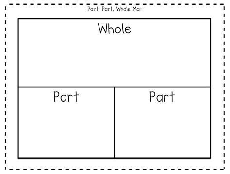 Blank Part Part Whole Worksheets