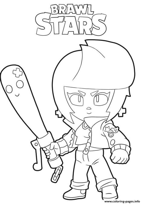 Brawl Stars Corbac Coloring