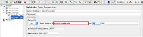 jmeter websocket samplers how to use config elements and assertions