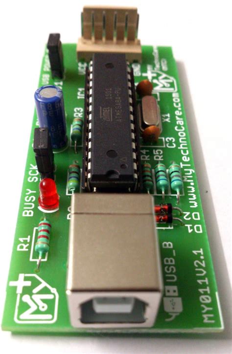 avr 8051 usb isp programmer for atmel microcontroller my technocare