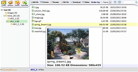 ajax php file manager