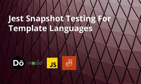 jest snapshot testing for template languages dennis o keeffe blog