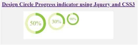 design circle progress indicator using jquery html and css3 skptricks