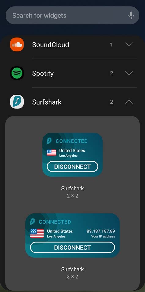 How To Add The Surfshark Widget On Android Surfshark Customer Support