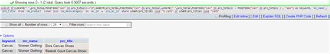 php laravel query builder returning empty where phpmyadmin returns