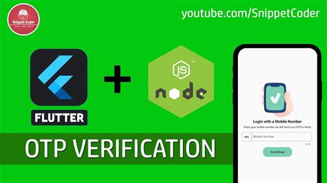 flutter otp login using nodejs api youtube