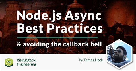 node js async best practices and avoiding callback hell