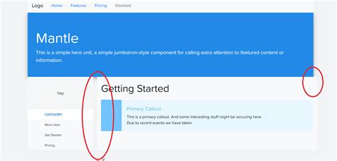 bootstrap 4 weird gap between columns stack overflow