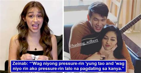 Zeinab Harake Sa Mga Nag Uudyok Maging Sila Ni Wilbert Ross “pakinggan