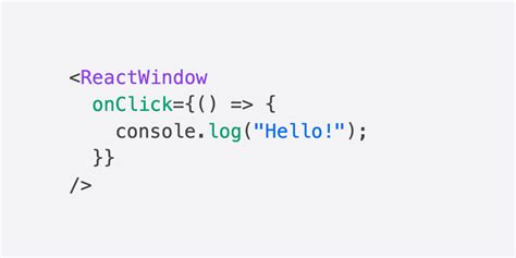 github stanko react window react components that simplify the