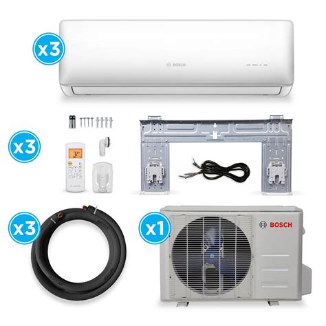 Bosch Hyper Heat 2 Zone 27 000 Btu 2 25 Ton Ductless Mini Split Air