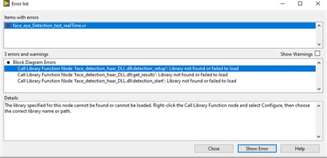 real time face and eye detection in labview using opencv harr feature