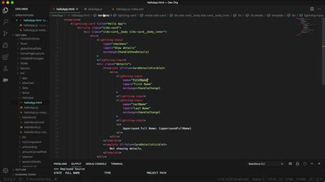 basic salesforce lightning web component youtube