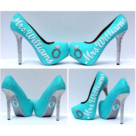 Robins Egg Blue Mrs Wedding Shoes Swarovski Crystal Bridal Pumps New