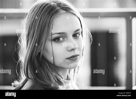 Russian Teen Girl Model Imágenes De Stock En Blanco Y Negro Alamy