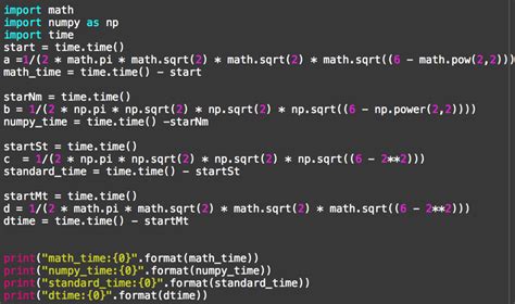 驚愕！！numpyとmathと時々 の計算速度の違い[python] 理系リーマン、週末副業記