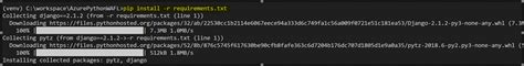 running python 3 7 django app service linux on azure my