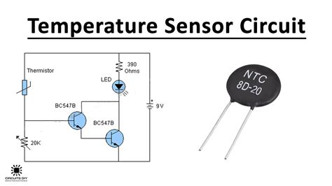 temperature sensor circuit using thermistor