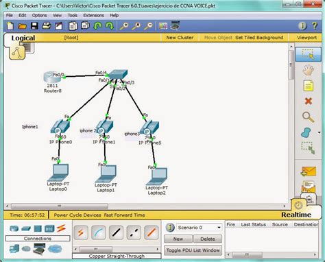 ccna voice lab configuration in packet tracer one router