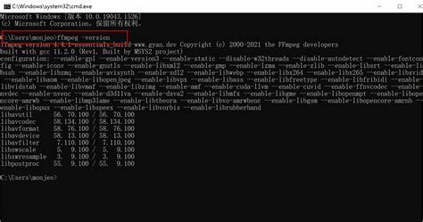 windows 10系统下安装ffmpeg教程详解 roundlight 博客园