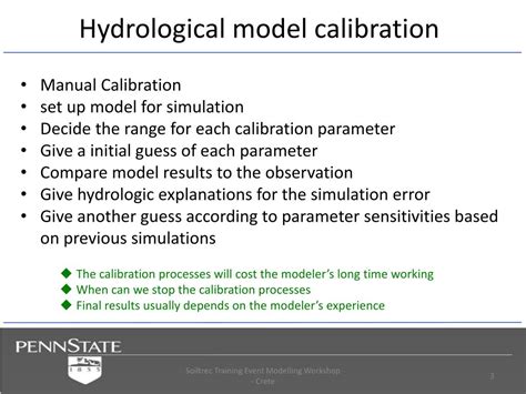 Ppt Partition Calibration Strategy For A Fully C Oupled Hydrologic