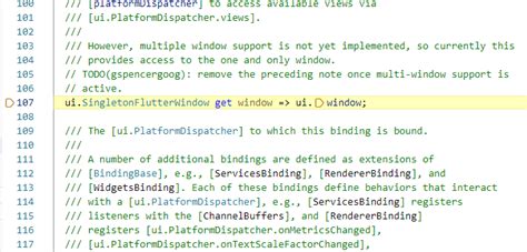 flutter vscode keeps opening ~foundation binding dart when trying to