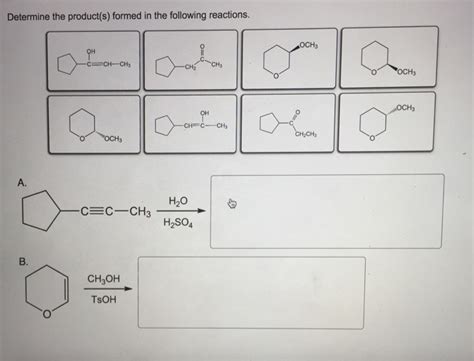 Solved Determine The Product S Formed In The Following