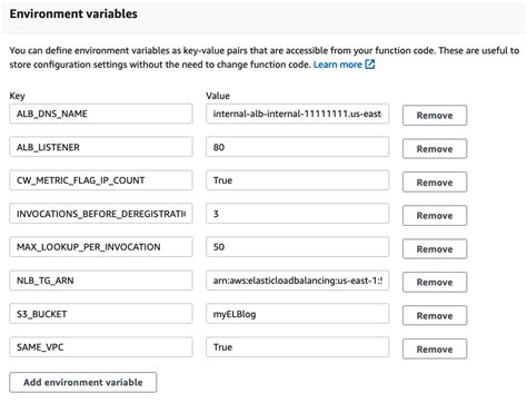 using aws lambda to enable static ip addresses for application load