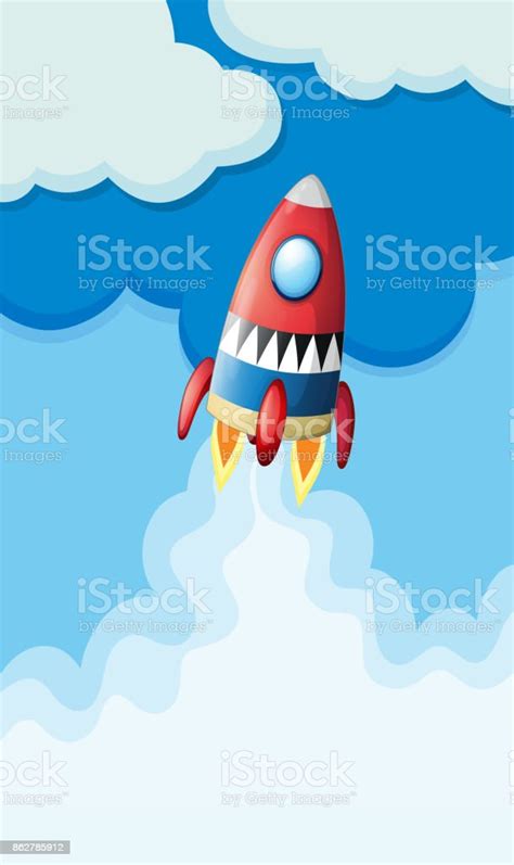 空を飛んでいるロケット おもちゃのベクターアート素材や画像を多数ご用意 おもちゃ イラストレーション オーストラリア Istock