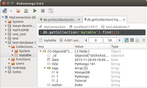 python tutorial mongodb with pymongo ii connecting and