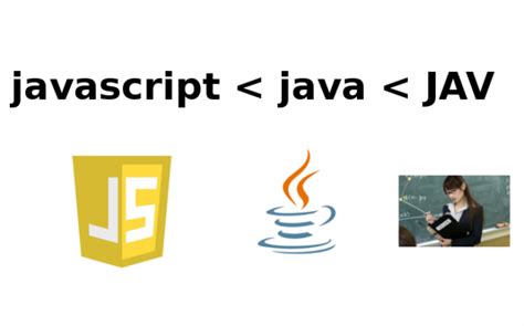 javascript vs java vs jav