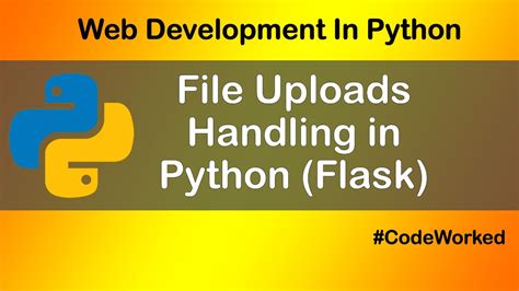 file upload in python flask youtube