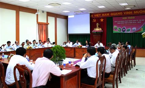 Đóng Góp Kế Hoạch Phát Triển Ktxh Tỉnh Đồng Tháp 2016 2020