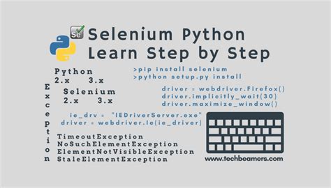 selenium webdriver python tutorial for web automation testing