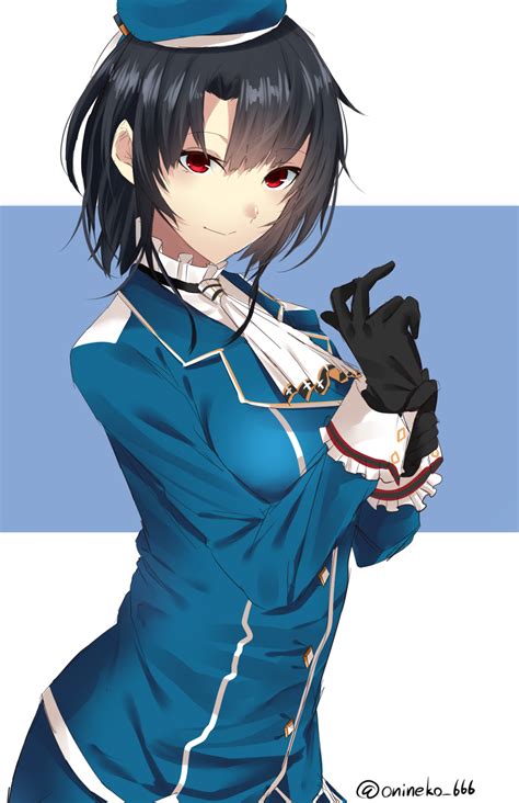 обои аниме Аниме девушки Коллекция Kantai Такао КанКолле короткие