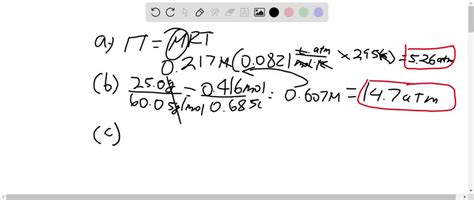 Solved For The Osmotic Pressure Given By The Lattice Model Eq 2 57
