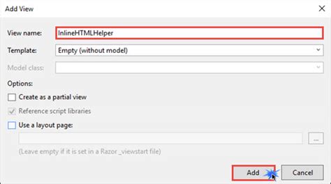 inline and custom html helpers in asp mvc ~ it tutorials with example
